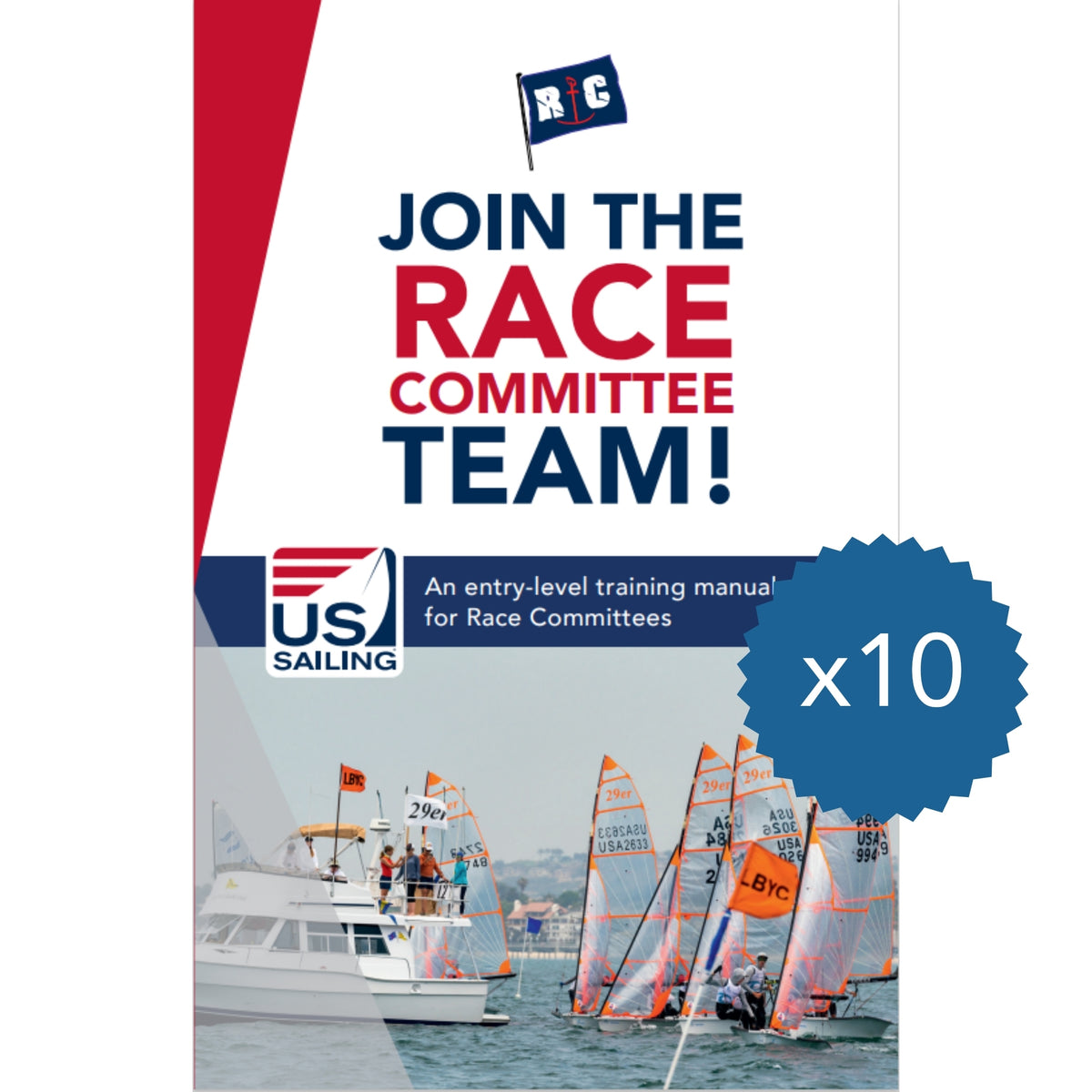 Bundle: 10 Copies of the Join The Race Committee Team! Booklet – US Sailing Store