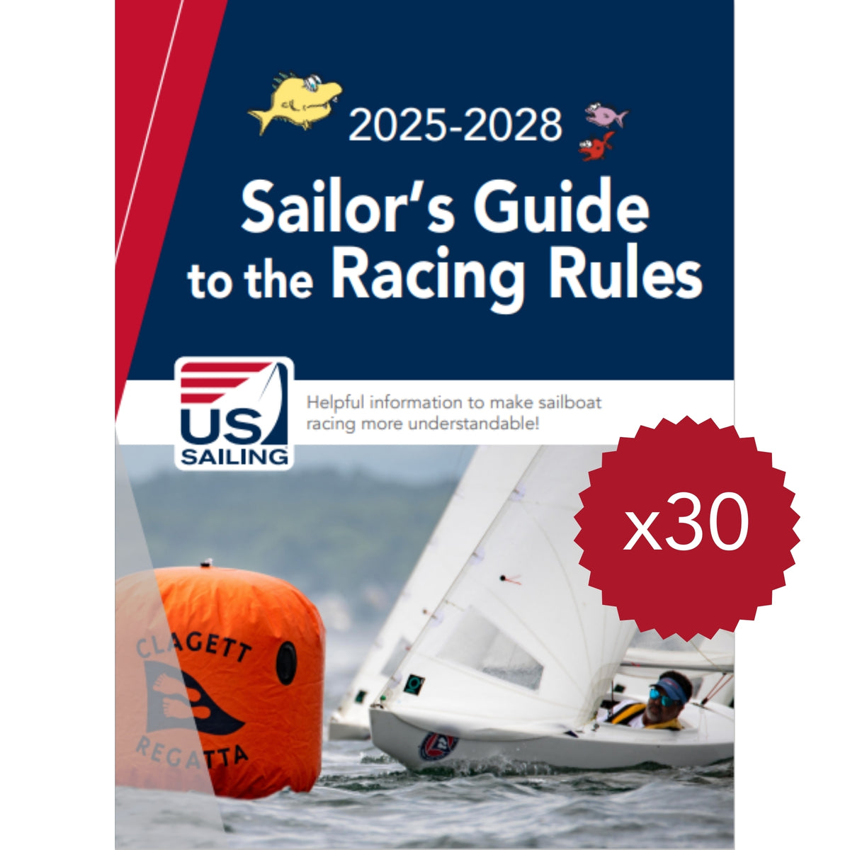Bundle: 30 Copies of the Sailor's Guide to the Racing Rules 2025-2028 ...